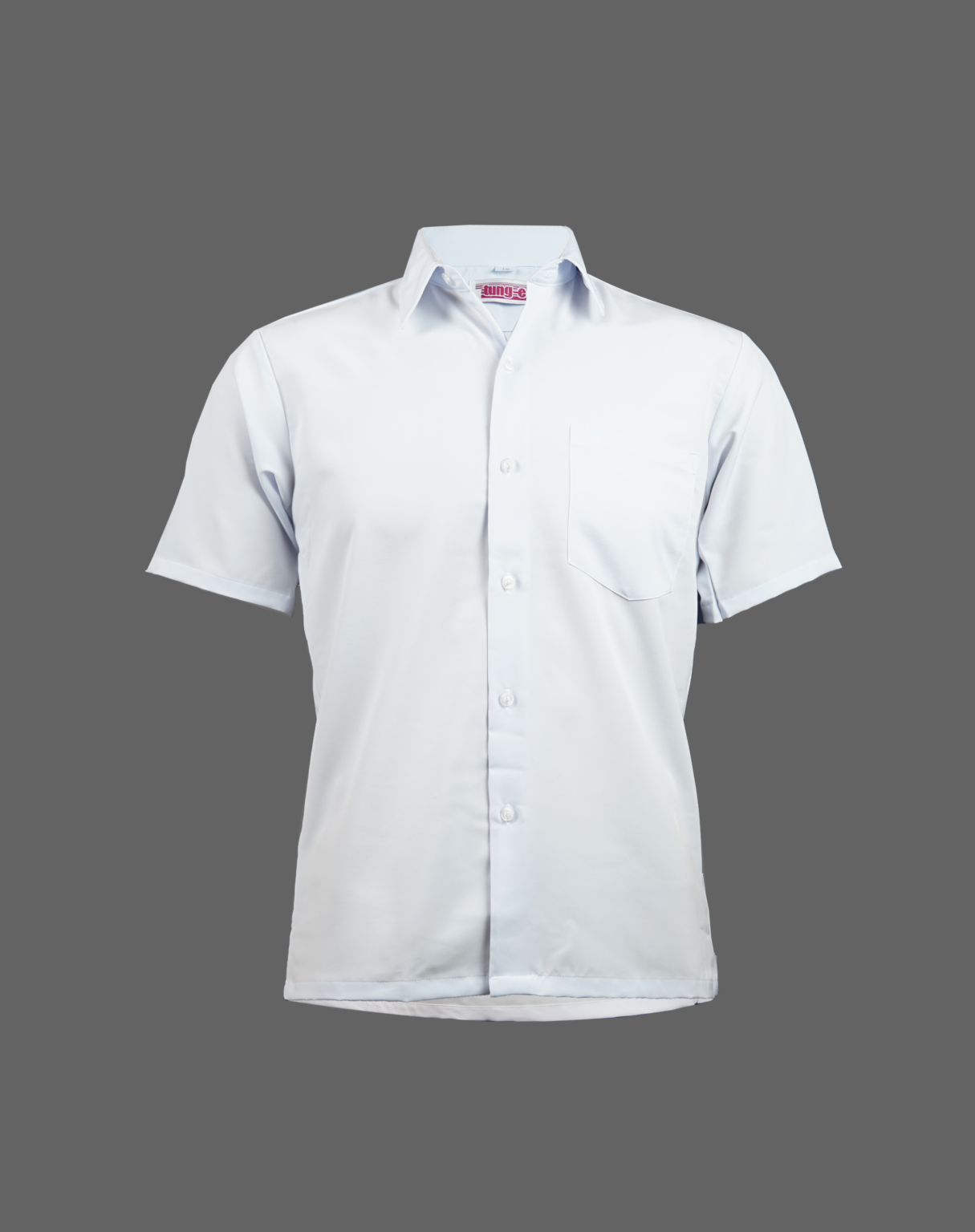 Short Sleeve White Secondary School Uniform Collar (Adult) - Tung-E